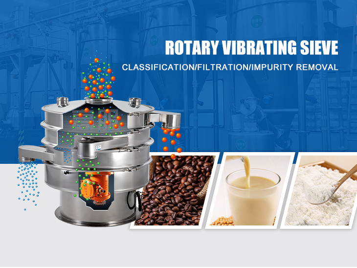Corn starch sieving machine|Vibrating screen